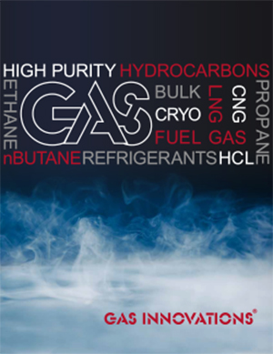 Butane - Gas Innovations - Purities ranging from 99.0% to 99.99%